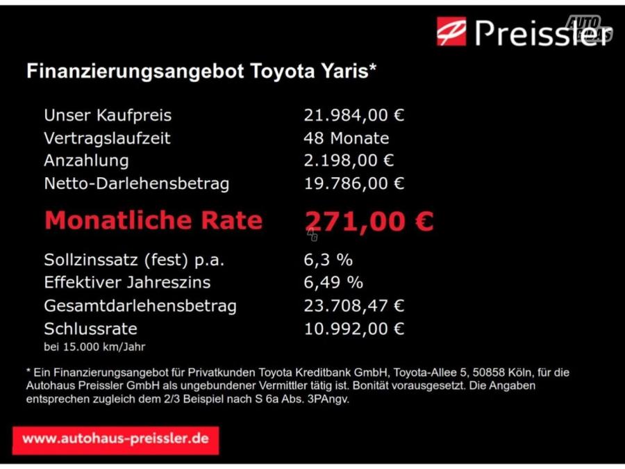 Pelēks Toyota Yaris 2022 Kauņa, ar dzinēja tilpumu 1.50 L un nobraukumu 32 tūkst. km par 24444 €, foto 3 vietnē AUTOMOTO.COM.LV