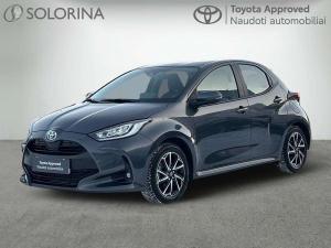 Pelēks Toyota Yaris 2022 Klaipėda, ar dzinēja tilpumu 1.49 L un nobraukumu 15 tūkst. km par 18990 €, foto  vietnē AUTOMOTO.COM.LV
