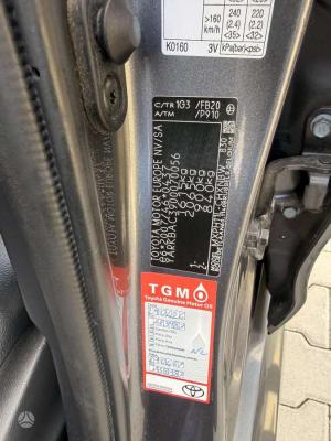 Pelēks Toyota Yaris 2022 Viļņa, ar dzinēja tilpumu 1.49 L un nobraukumu 131 tūkst. km par 16550 €, foto 15 vietnē AUTOMOTO.COM.LV