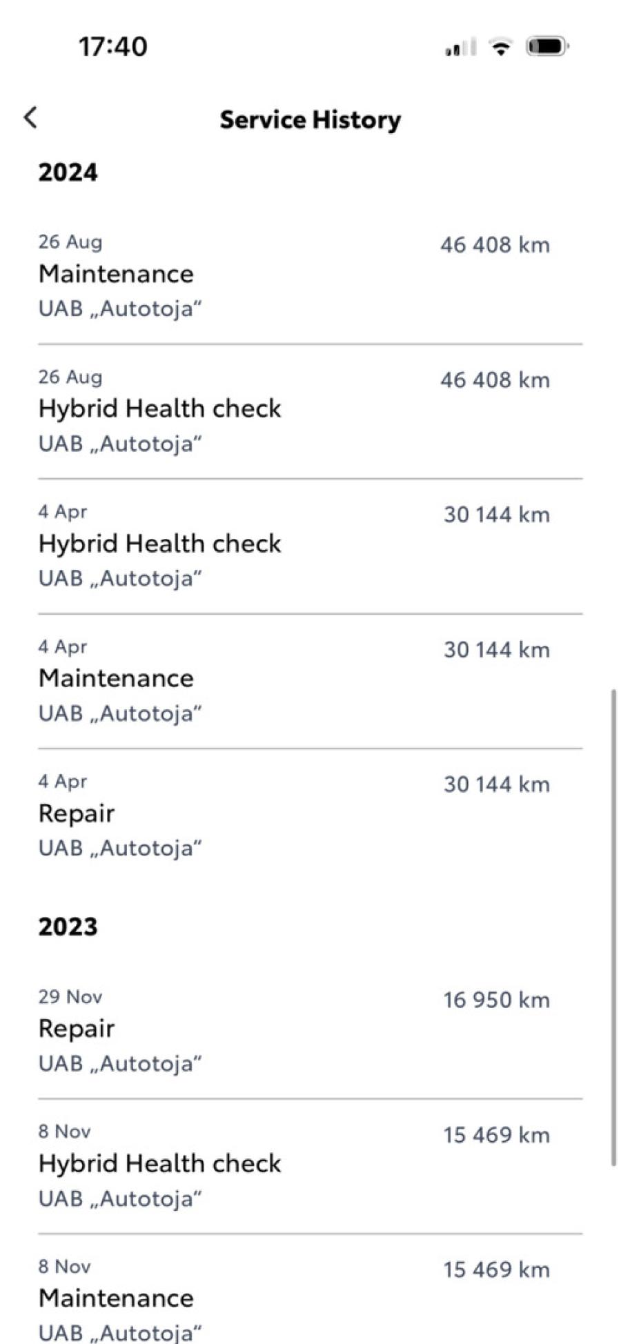 Серый Тойота Ярис 2023 в Авиженяй, объемом двигателя 1.50 л и пробегом 108 тыс. км за 14500 €, фото 28 на AUTOMOTO.COM.LV