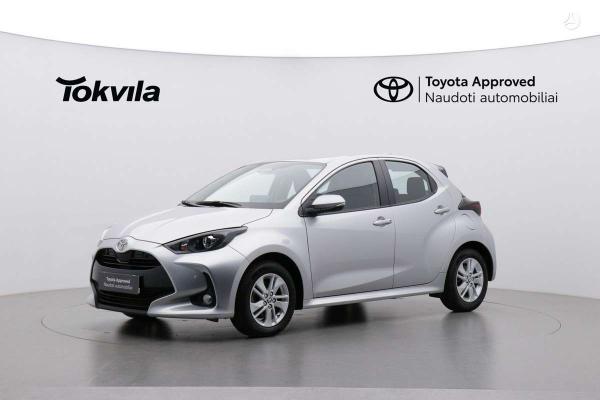 Pelēks Toyota Yaris 2025 Viļņa, ar dzinēja tilpumu 1.49 L un nobraukumu 34 tūkst. km par 19990 €, foto 1 vietnē AUTOMOTO.COM.LV