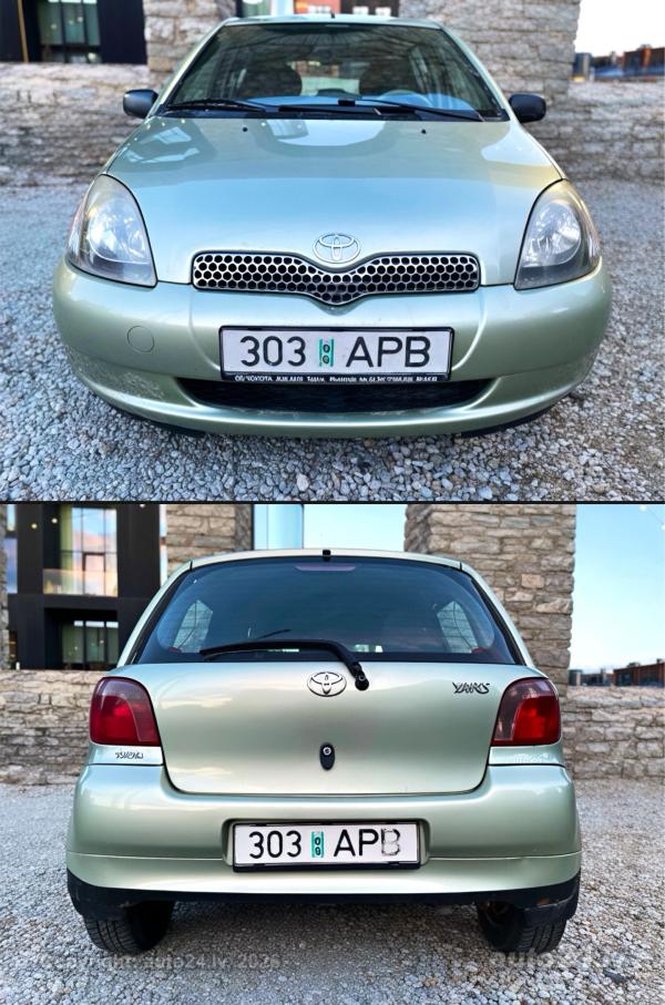 Toyota Yaris 2001 in Tallinn, with an engine capacity of 1.30 L and mileage of 150 thousand km for 999 €, photo 6 on AUTOMOTO.COM.LV