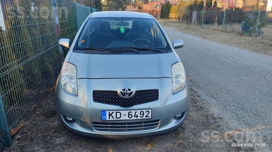 Toyota Yaris 2006 Rīga, ar dzinēja tilpumu 1.30 L un nobraukumu 220 tūkst. km par 1600 €, foto 1 vietnē AUTOMOTO.COM.LV