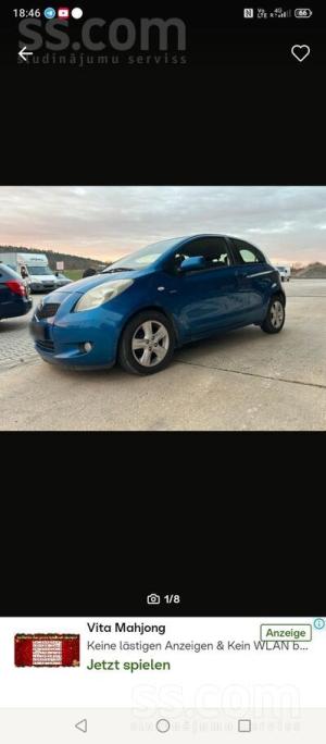 Toyota Yaris 2006 in Daugavpils, with an engine capacity of 1.40 L and mileage of 244 thousand km for 2700 €, photo  on AUTOMOTO.COM.LV
