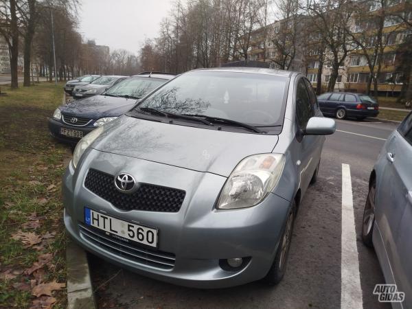 Toyota Yaris 2007 Viļņa, ar dzinēja tilpumu 1.30 L un nobraukumu 160 tūkst. km par 1450 €, foto 1 vietnē AUTOMOTO.COM.LV
