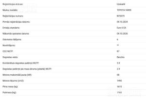 Toyota Yaris 2024 in Riga, with an engine capacity of 1.50 L and mileage of 17 thousand km for 20800 €, photo 11 on AUTOMOTO.COM.LV