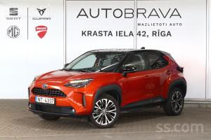 Oranžs Toyota Yaris 2024 Rīga, ar dzinēja tilpumu 1.50 L un nobraukumu 20 tūkst. km par 24490 €, foto  vietnē AUTOMOTO.COM.LV