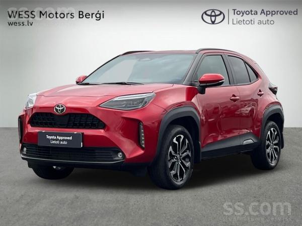 Sarkans Toyota Yaris 2025 Rīga, ar dzinēja tilpumu 1.50 L un nobraukumu 12 tūkst. km par 25990 €, foto 1 vietnē AUTOMOTO.COM.LV