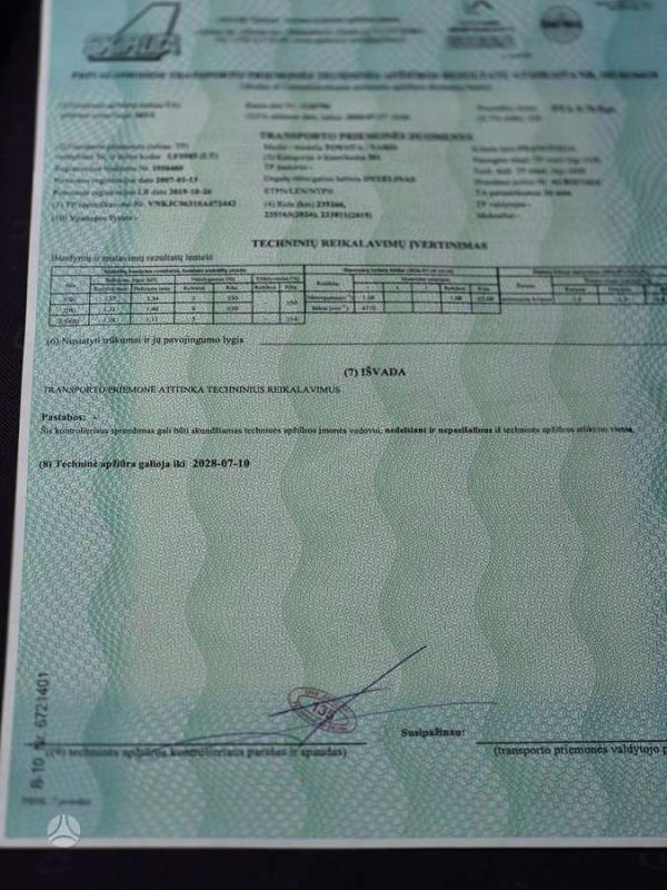 Sarkans Toyota Yaris 2007 Prienai, ar dzinēja tilpumu 1.40 L un nobraukumu 235 tūkst. km par 1650 €, foto 7 vietnē AUTOMOTO.COM.LV
