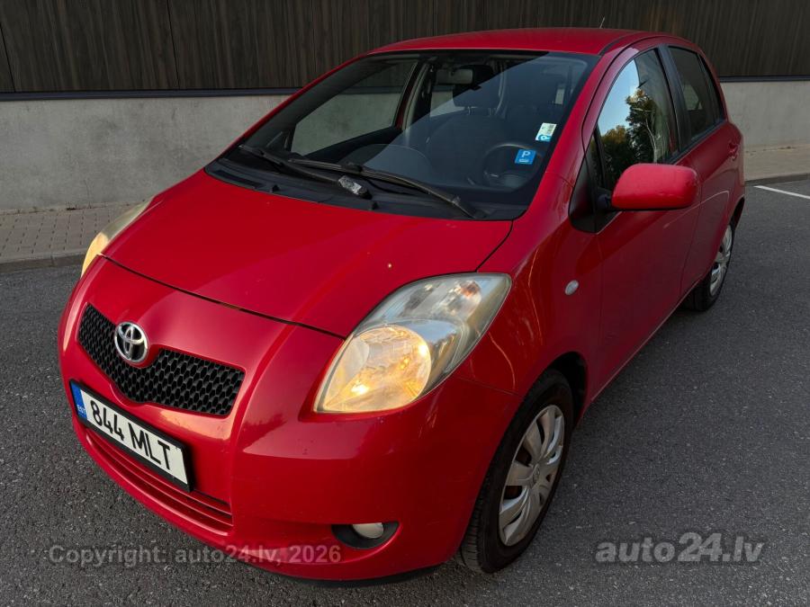 Red Toyota Yaris 2008 in Tartu, with an engine capacity of 1.30 L and mileage of 143 thousand km for 3299 €, photo 1 on AUTOMOTO.COM.LV