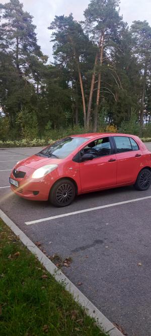 Red Toyota Yaris 2008 in Kraslava, with an engine capacity of 1.40 L and mileage of 221 thousand km for 2150 €, photo  on AUTOMOTO.COM.LV