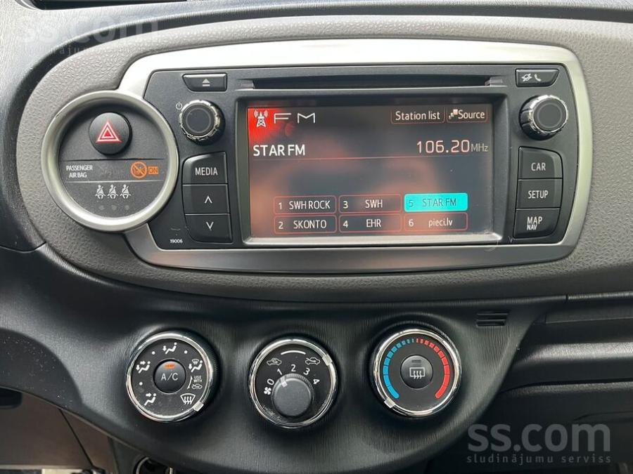 Sarkans Toyota Yaris 2011 Rīga, ar dzinēja tilpumu 1.30 L un nobraukumu 0 tūkst. km par 5499 €, foto 18 vietnē AUTOMOTO.COM.LV