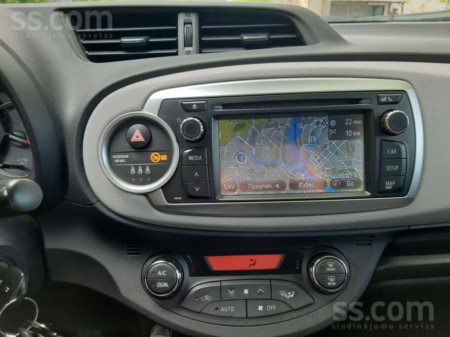 Sarkans Toyota Yaris 2012 Rīga, ar dzinēja tilpumu 1.30 L un nobraukumu 93 tūkst. km par 23500 €, foto 8 vietnē AUTOMOTO.COM.LV