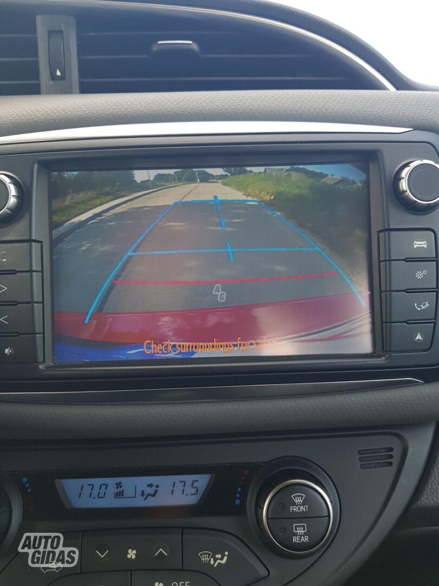 Red Toyota Yaris 2015 in Vilnius, with an engine capacity of 1.50 L and mileage of 178 thousand km for 7200 €, photo 14 on AUTOMOTO.COM.LV