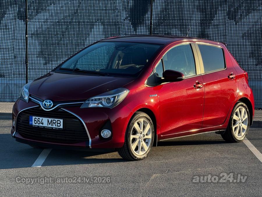 Sarkans Toyota Yaris 2016 Tallina, ar dzinēja tilpumu 1.50 L un nobraukumu 89 tūkst. km par 9700 €, foto 1 vietnē AUTOMOTO.COM.LV