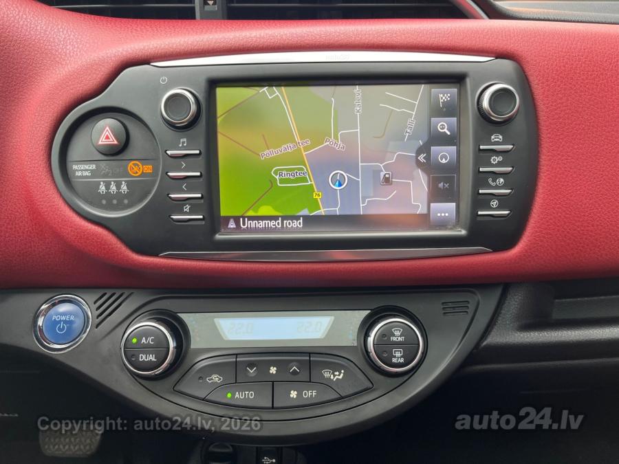 Sarkans Toyota Yaris 2017 Kuresāre, ar dzinēja tilpumu 1.50 L un nobraukumu 65 tūkst. km par 12990 €, foto 19 vietnē AUTOMOTO.COM.LV