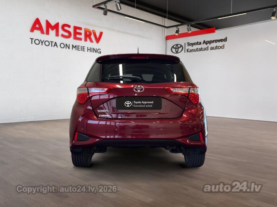 Sarkans Toyota Yaris 2017 Tartu, ar dzinēja tilpumu 1.50 L un nobraukumu 76 tūkst. km par 11990 €, foto 5 vietnē AUTOMOTO.COM.LV