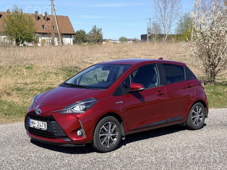 Sarkans Toyota Yaris 2019 Rīga, ar dzinēja tilpumu 1.50 L un nobraukumu 49 tūkst. km par 10900 €, foto 1 vietnē AUTOMOTO.COM.LV