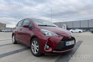 Sarkans Toyota Yaris 2020 Rīga, ar dzinēja tilpumu 1.50 L un nobraukumu 83 tūkst. km par 9800 €, foto  vietnē AUTOMOTO.COM.LV