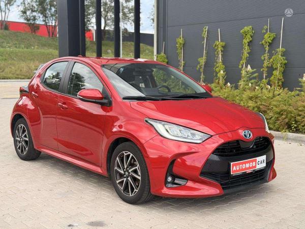 Sarkans Toyota Yaris 2021 Viļņa, ar dzinēja tilpumu 1.49 L un nobraukumu 69 tūkst. km par 16850 €, foto 6 vietnē AUTOMOTO.COM.LV
