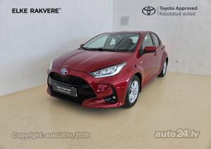Sarkans Toyota Yaris 2021 Rakvere, ar dzinēja tilpumu 1.49 L un nobraukumu 78 tūkst. km par 15990 €, foto  vietnē AUTOMOTO.COM.LV
