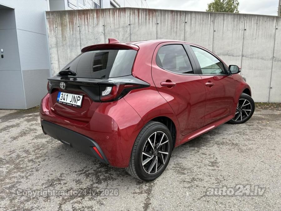 Sarkans Toyota Yaris 2021 Tartu, ar dzinēja tilpumu 1.50 L un nobraukumu 70 tūkst. km par 16500 €, foto 3 vietnē AUTOMOTO.COM.LV