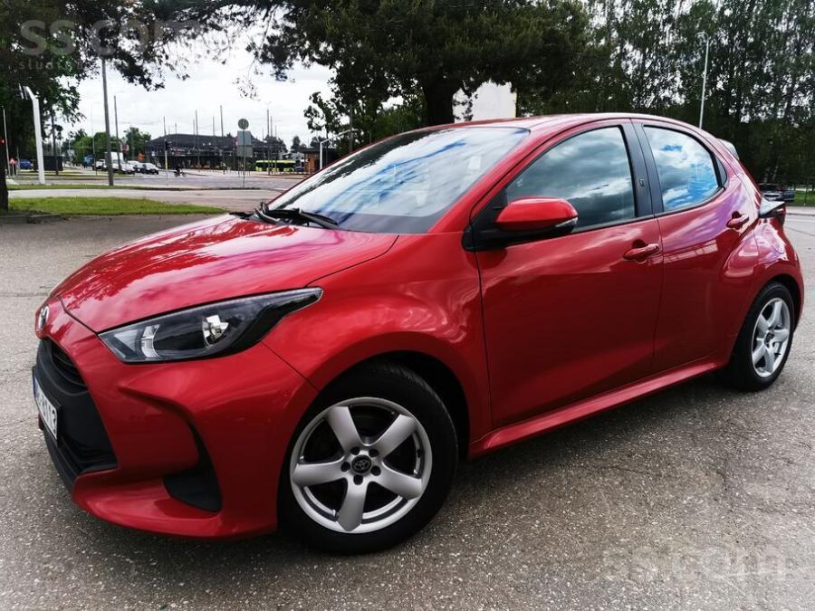 Sarkans Toyota Yaris 2022 Rīga, ar dzinēja tilpumu 1.50 L un nobraukumu 118 tūkst. km par 13500 €, foto 1 vietnē AUTOMOTO.COM.LV