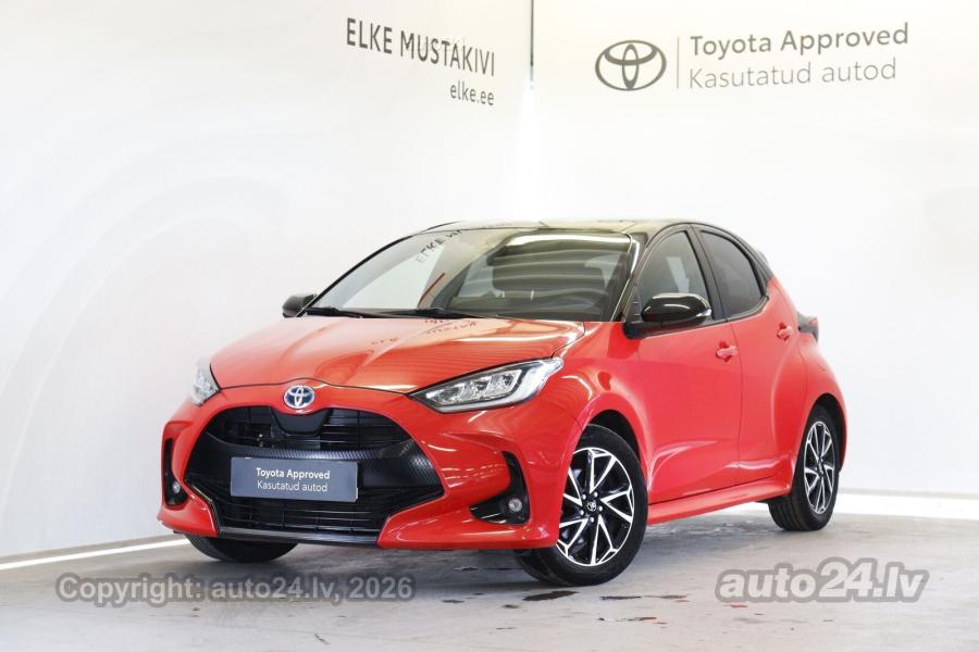Sarkans Toyota Yaris 2022 Tallina, ar dzinēja tilpumu 1.49 L un nobraukumu 33 tūkst. km par 18900 €, foto 1 vietnē AUTOMOTO.COM.LV