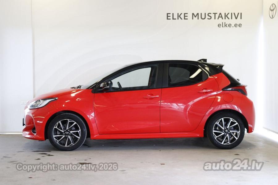 Sarkans Toyota Yaris 2022 Tallina, ar dzinēja tilpumu 1.49 L un nobraukumu 33 tūkst. km par 18900 €, foto 4 vietnē AUTOMOTO.COM.LV