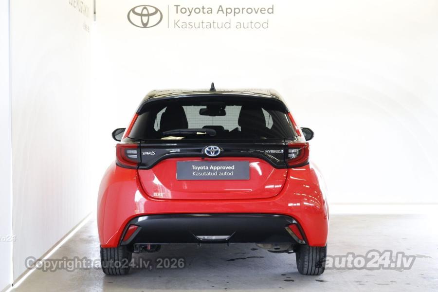 Sarkans Toyota Yaris 2022 Tallina, ar dzinēja tilpumu 1.49 L un nobraukumu 33 tūkst. km par 18900 €, foto 5 vietnē AUTOMOTO.COM.LV