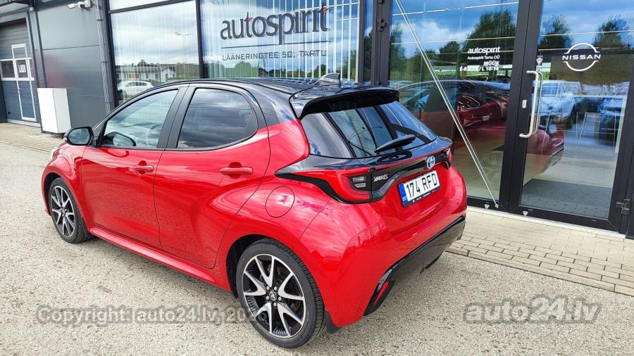 Red Toyota Yaris 2022 in Tallinn, with an engine capacity of 1.50 L and mileage of 33 thousand km for 19990 €, photo 4 on AUTOMOTO.COM.LV