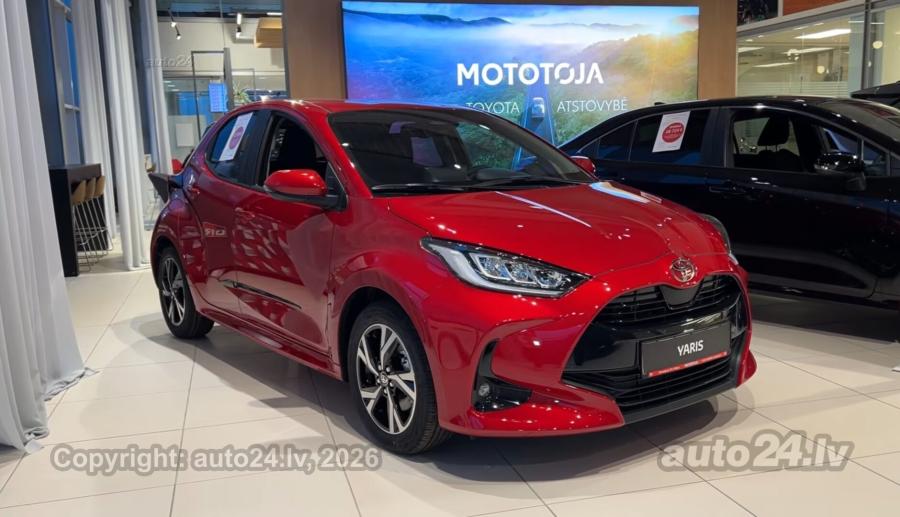 Красный Тойота Ярис 2022 в Таллин, объемом двигателя 1.50 л и пробегом 50 тыс. км за 16900 €, фото 1 на AUTOMOTO.COM.LV