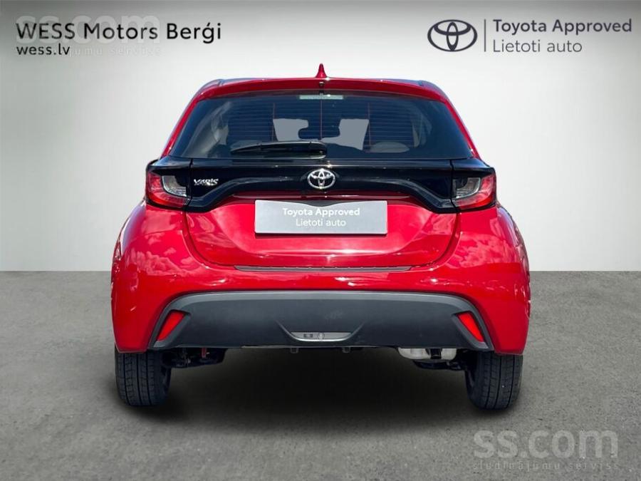 Sarkans Toyota Yaris 2024 Rīga, ar dzinēja tilpumu 1.50 L un nobraukumu 49 tūkst. km par 16990 €, foto 5 vietnē AUTOMOTO.COM.LV