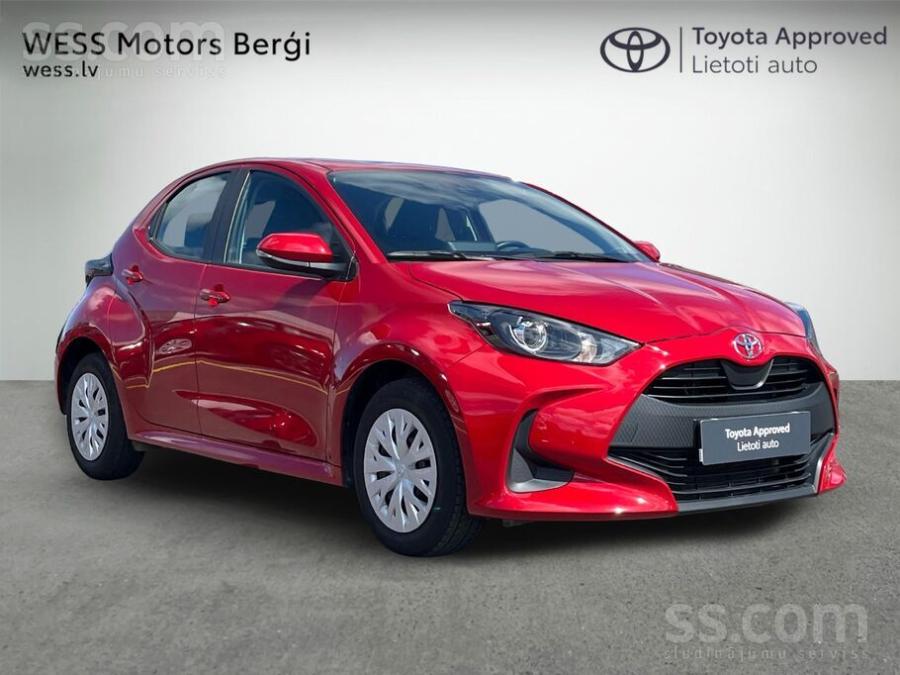 Sarkans Toyota Yaris 2024 Rīga, ar dzinēja tilpumu 1.50 L un nobraukumu 49 tūkst. km par 16990 €, foto 24 vietnē AUTOMOTO.COM.LV