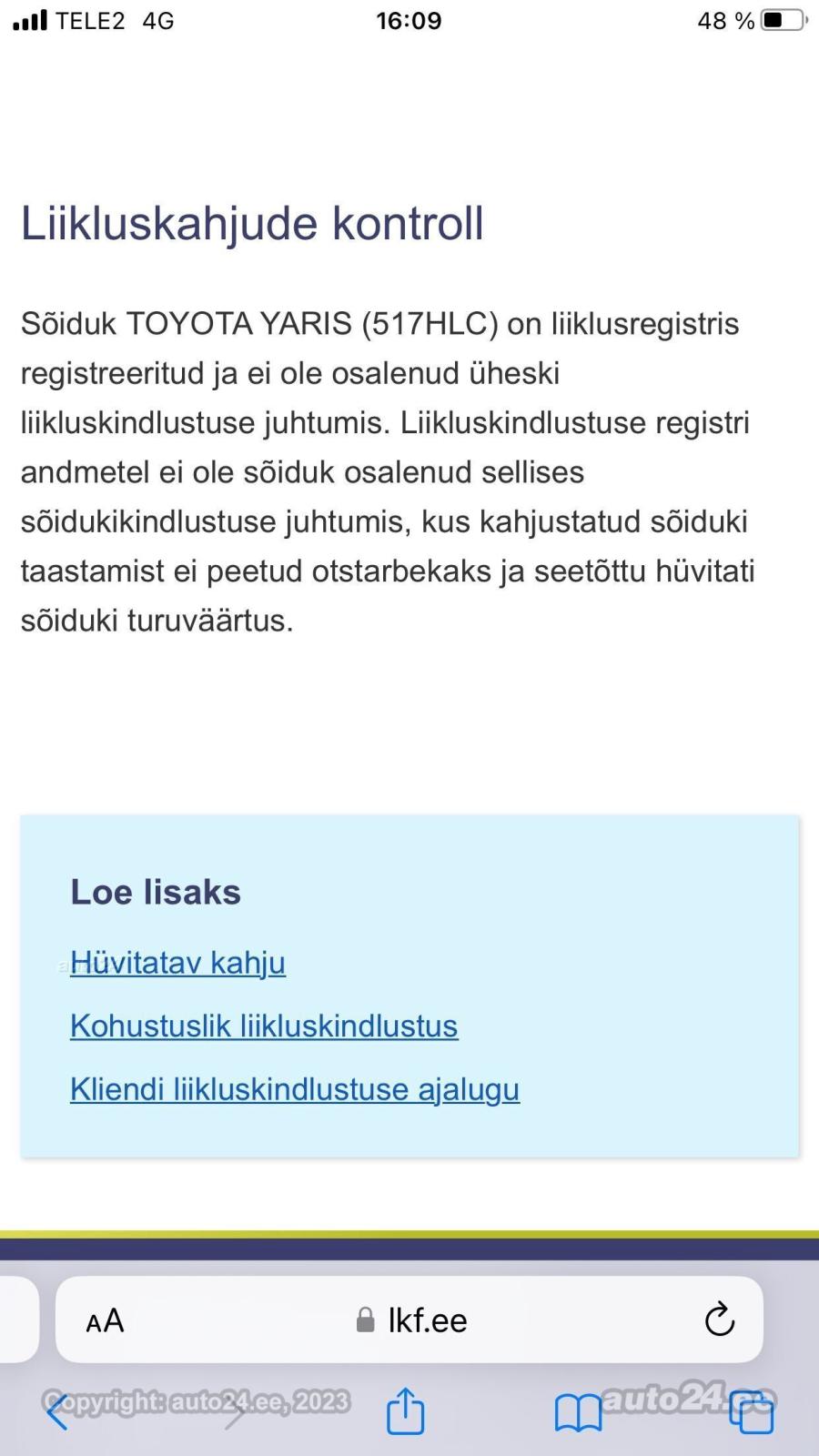 Белый Тойота Ярис 2009 в Таллин, объемом двигателя 1.40 л и пробегом 306 тыс. км за 3700 €, фото 21 на AUTOMOTO.COM.LV