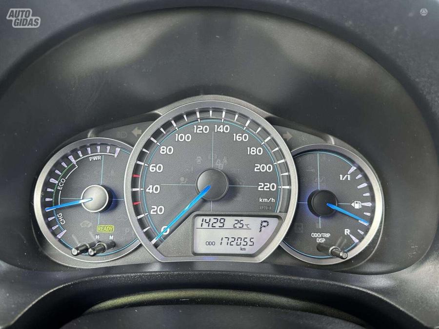 White Toyota Yaris 2013 in Vilnius, with an engine capacity of 1.50 L and mileage of 172 thousand km for 8450 €, photo 12 on AUTOMOTO.COM.LV