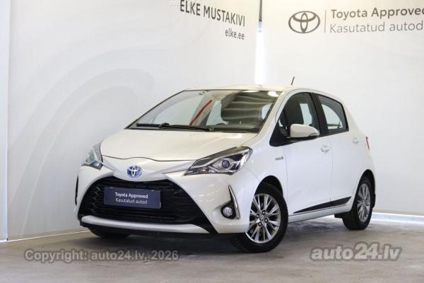White Toyota Yaris 2018 in Tallinn, with an engine capacity of 1.50 L and mileage of 86 thousand km for 12400 €, photo 1 on AUTOMOTO.COM.LV