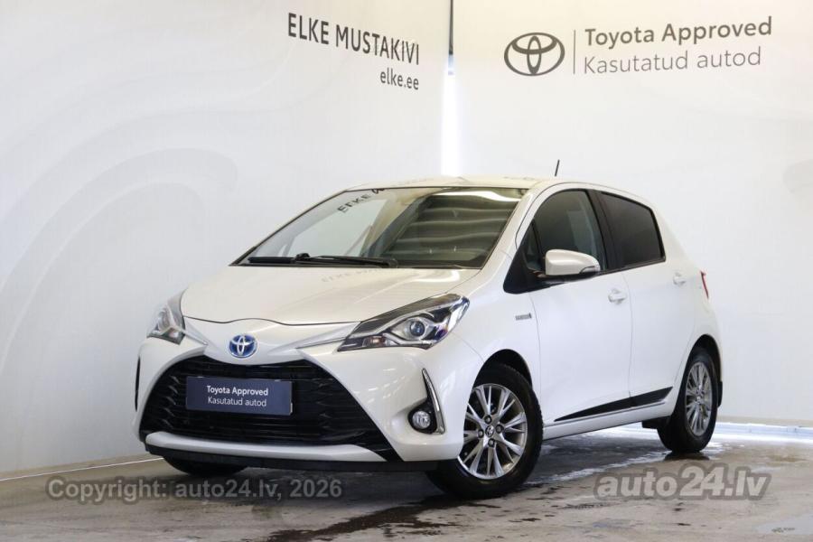 White Toyota Yaris 2018 in Tallinn, with an engine capacity of 1.50 L and mileage of 51 thousand km for 13200 €, photo 1 on AUTOMOTO.COM.LV