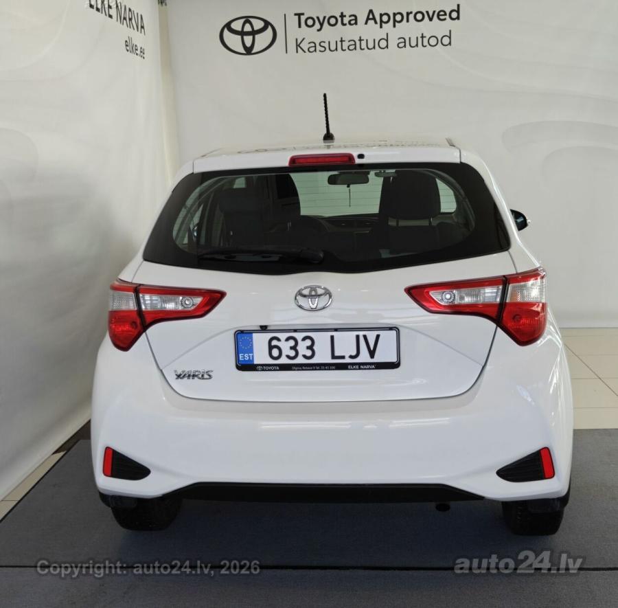 Balts Toyota Yaris 2018 Narva, ar dzinēja tilpumu 1.50 L un nobraukumu 71 tūkst. km par 11900 €, foto 6 vietnē AUTOMOTO.COM.LV