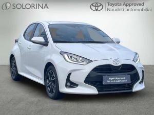 White Toyota Yaris 2022 in Klaipeda, with an engine capacity of 1.49 L and mileage of 23 thousand km for 17300 €, photo 18 on AUTOMOTO.COM.LV