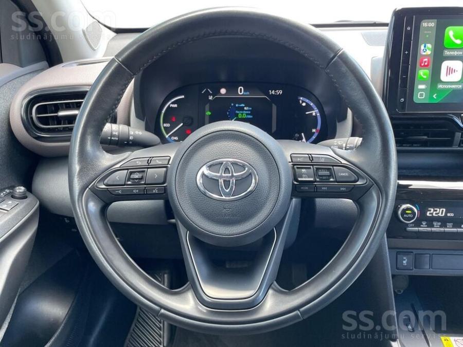 Dzeltens Toyota Yaris 2022 Rīga, ar dzinēja tilpumu 1.50 L un nobraukumu 34 tūkst. km par 24990 €, foto 13 vietnē AUTOMOTO.COM.LV