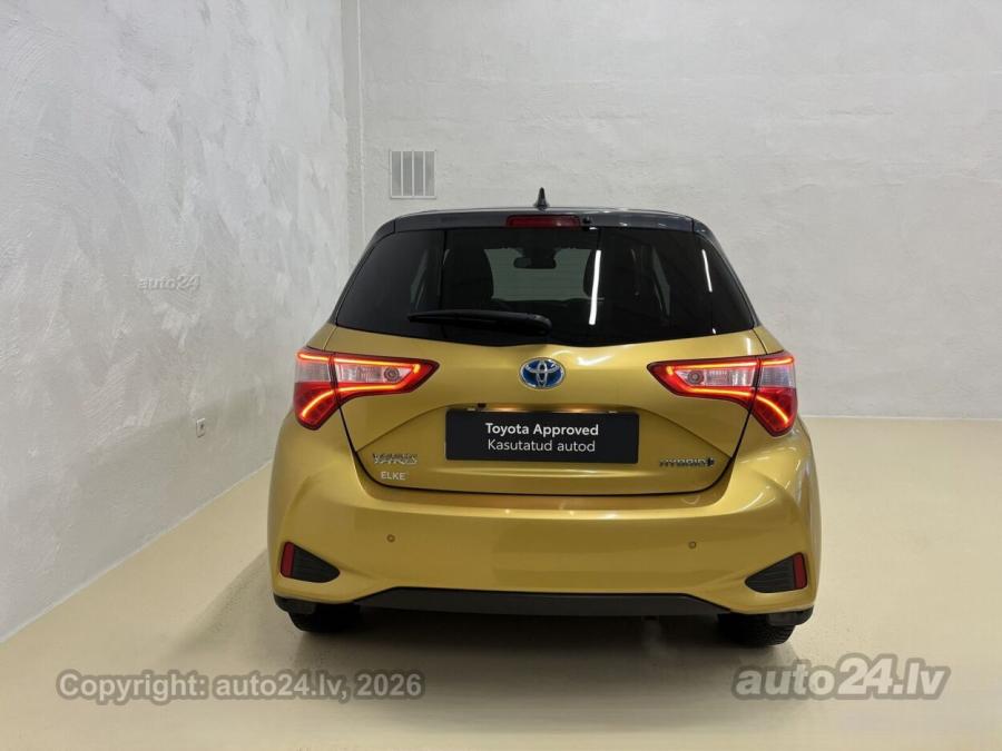 Yellow Toyota Yaris 2019 in Rakvere, with an engine capacity of 1.50 L and mileage of 89 thousand km for 12990 €, photo 16 on AUTOMOTO.COM.LV
