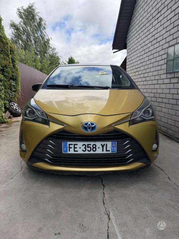 Dzeltens Toyota Yaris 2019 Kauņa, ar dzinēja tilpumu 1.50 L un nobraukumu 121 tūkst. km par 7400 €, foto 1 vietnē AUTOMOTO.COM.LV