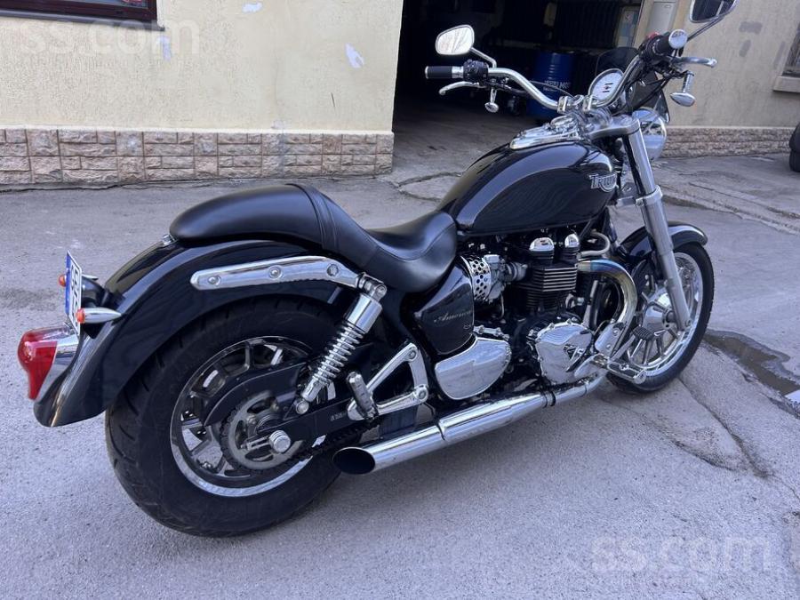 Triumph America 2007 in Riga, with an engine capacity of 0.80 L and mileage of 0 thousand km for 5000 €, photo 4 on AUTOMOTO.COM.LV