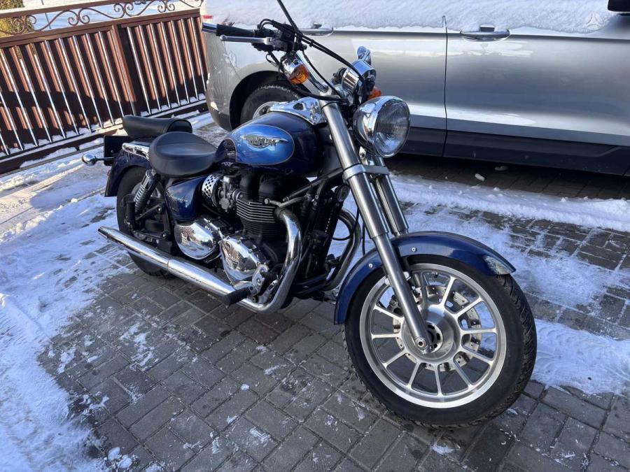 Triumph America 2008 in Klaipeda, with an engine capacity of 0.87 L and mileage of 10 thousand km for 1600 €, photo 1 on AUTOMOTO.COM.LV