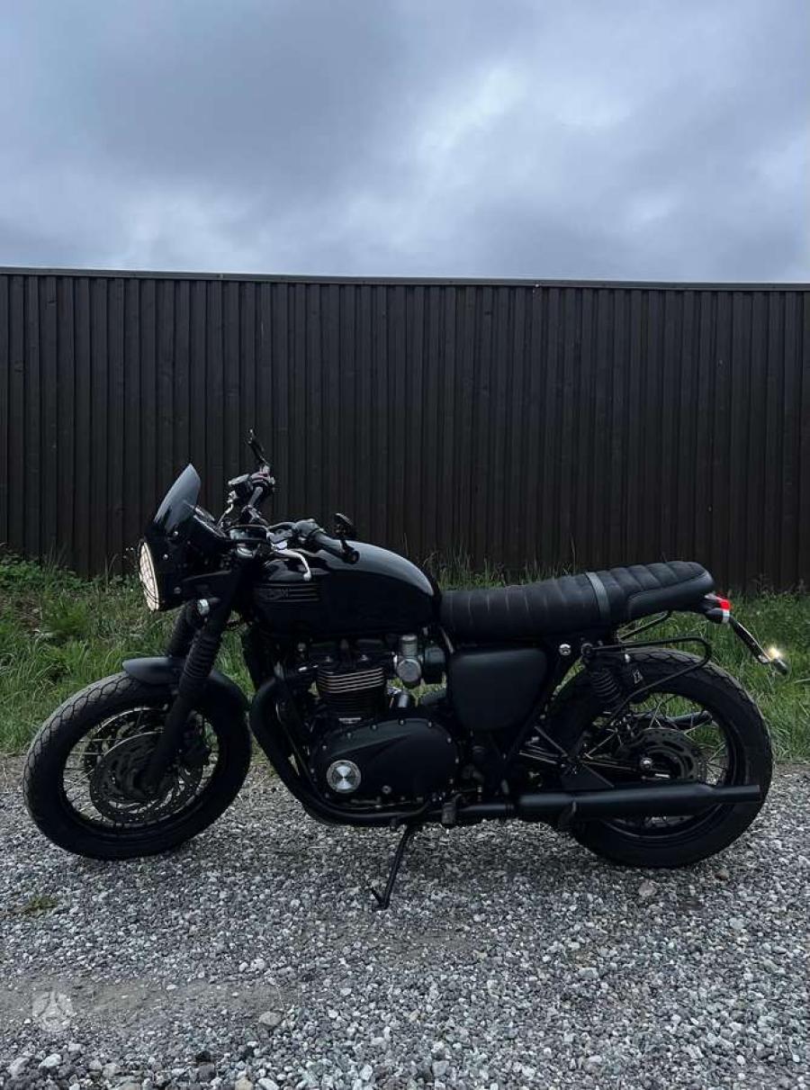Черный Триумф Bonneville 2019 в Таллин, объемом двигателя 1.20 л и пробегом 9 тыс. км за 6990 €, фото 1 на AUTOMOTO.COM.LV
