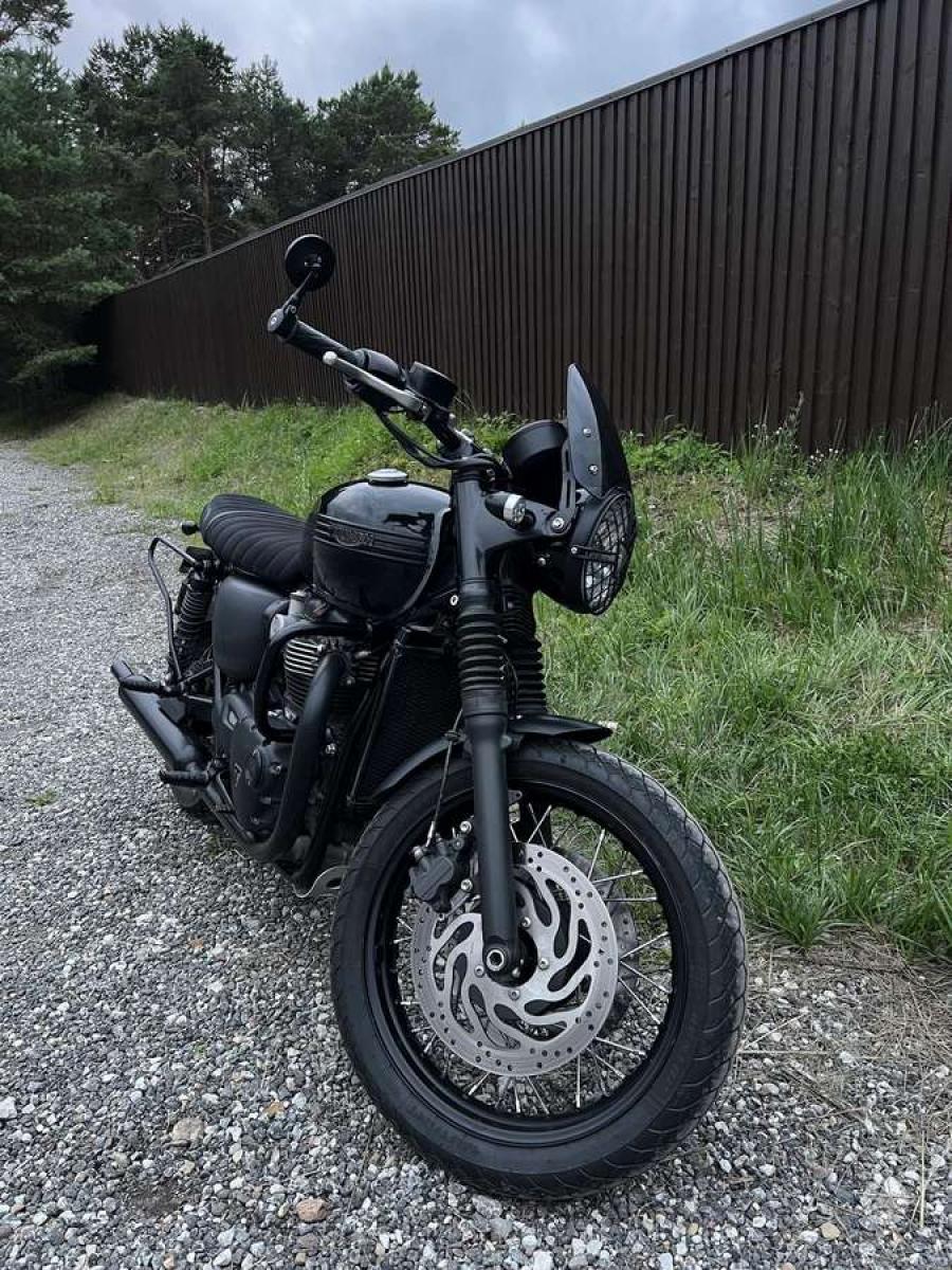 Черный Триумф Bonneville 2019 в Таллин, объемом двигателя 1.20 л и пробегом 9 тыс. км за 6990 €, фото 5 на AUTOMOTO.COM.LV