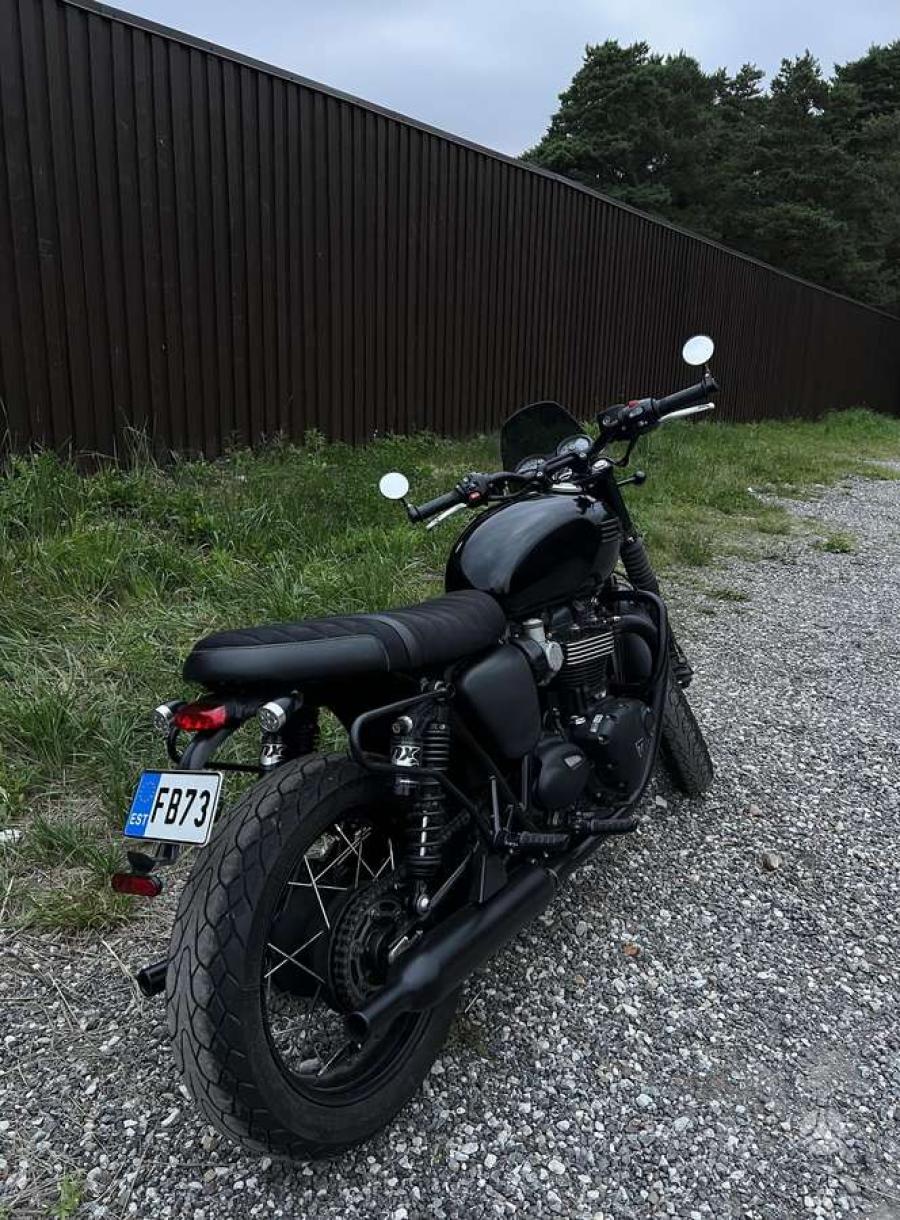 Черный Триумф Bonneville 2019 в Таллин, объемом двигателя 1.20 л и пробегом 9 тыс. км за 6990 €, фото 8 на AUTOMOTO.COM.LV