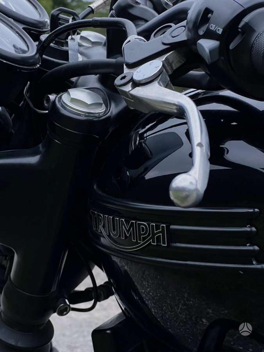 Черный Триумф Bonneville 2019 в Таллин, объемом двигателя 1.20 л и пробегом 9 тыс. км за 6990 €, фото 11 на AUTOMOTO.COM.LV