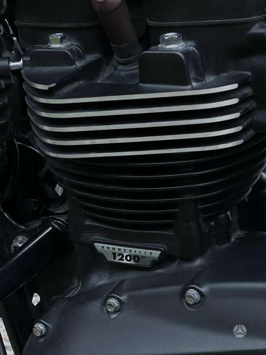 Черный Триумф Bonneville 2019 в Таллин, объемом двигателя 1.20 л и пробегом 9 тыс. км за 6990 €, фото 14 на AUTOMOTO.COM.LV